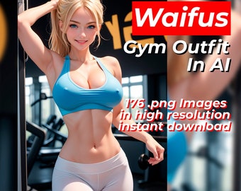 Waifus - NSFW 375 AI Images / Digital Babes / Bikini Babes / Digital Download / Printable Art ...