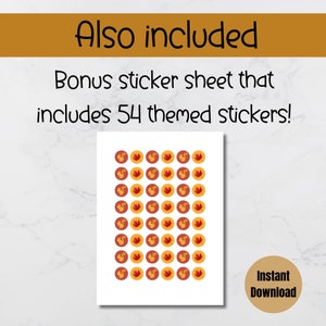 Autumn Reward Chart - Fall Reward Chart- Potty Training Chart- Sticker ...