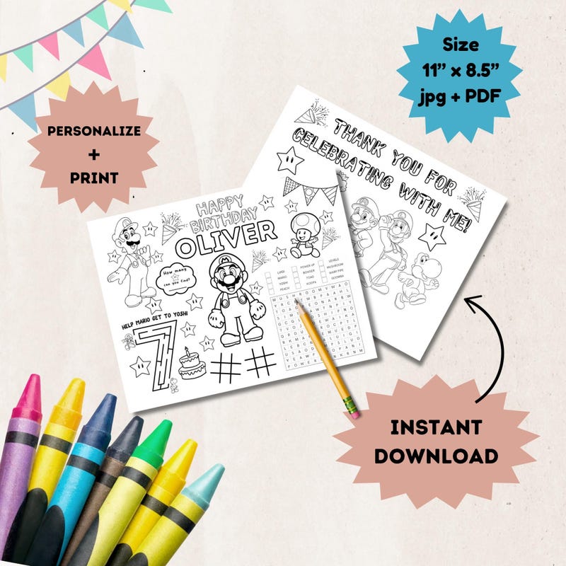 Yoshi Birthday Party - Etsy