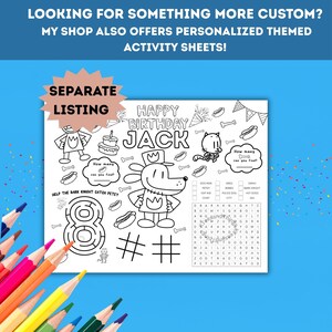 DOG MAN Inspired Activity Sheet - Themed Coloring Sheets for Kids ...