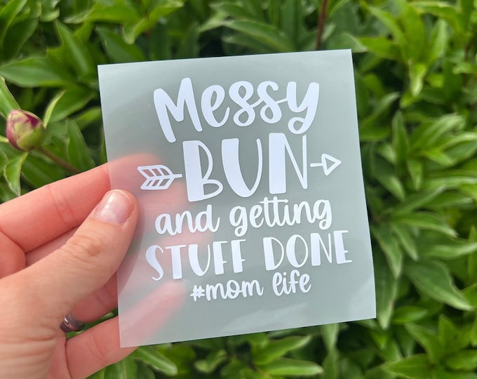 Mom Life, Mom Decal, Permanent Vinyl, Mom Sticker, Mama, Decals for Car ...