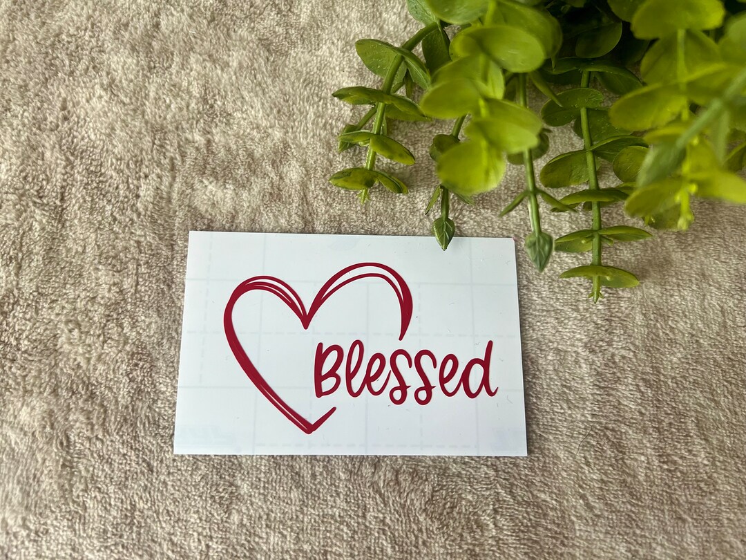 Blessed Decal, Pretty Decal, Car Decal, Mom Sticker, Stanley Tumbler ...