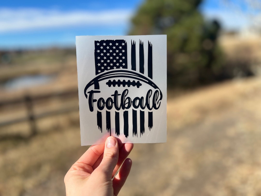 Football Car Decal Football Lover Decal Football Sticker - Etsy