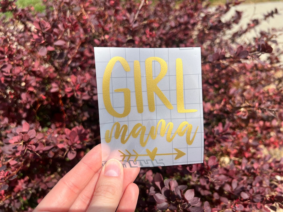 Cute Girl Mama Decal, Girl Mom, Girl Mom Sticker, Car Decal, Mom Decal ...