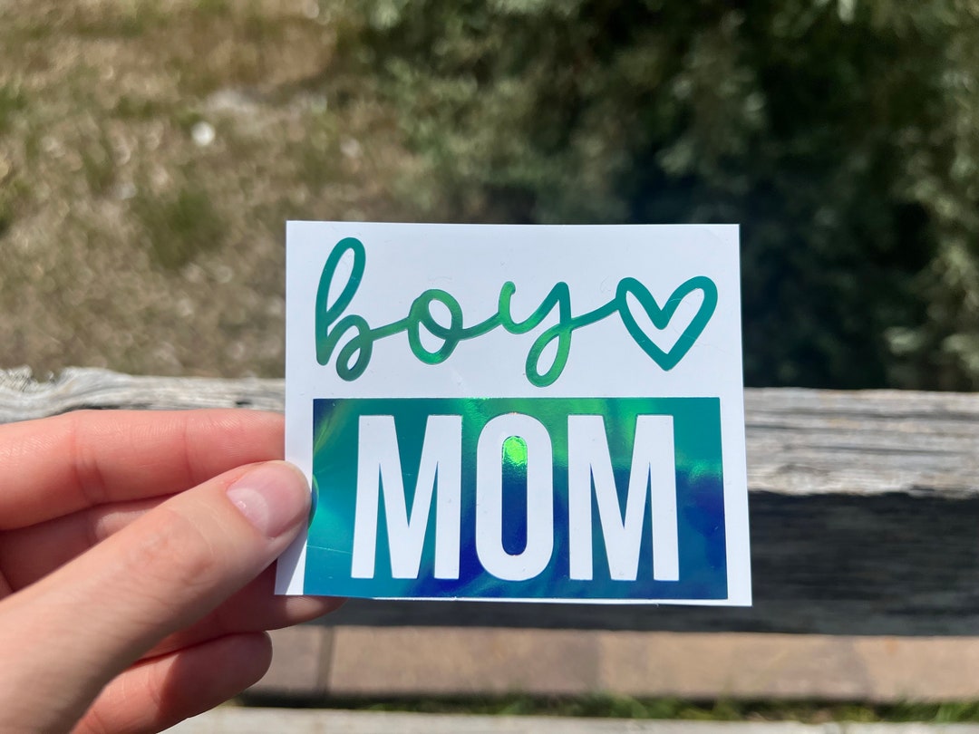Boy Mom Decal, Boy Mom Stickers, Mom Decals, Window Decal, Stanley Cup ...