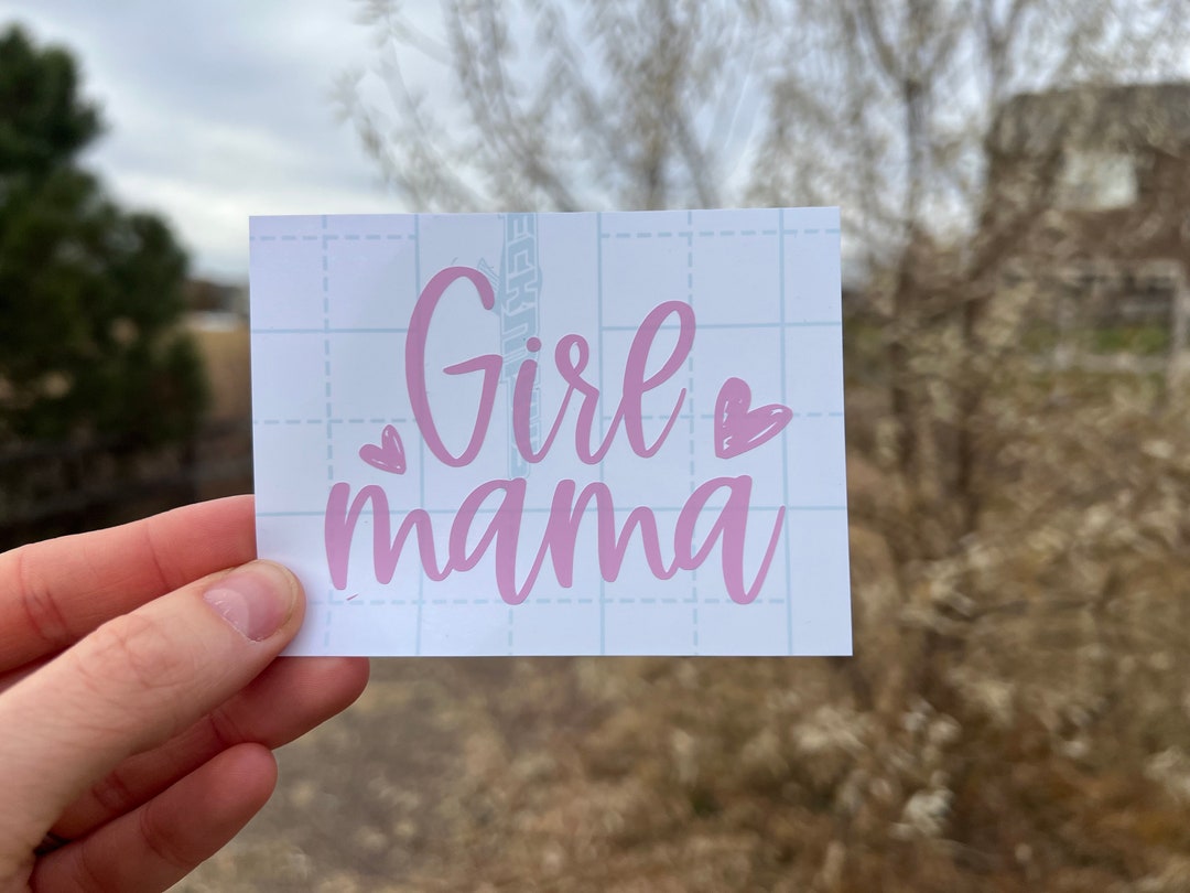 Girl Mama Decal, Girl Mom, Girl Mom Sticker, Mom Car Decal, Mom Decal ...