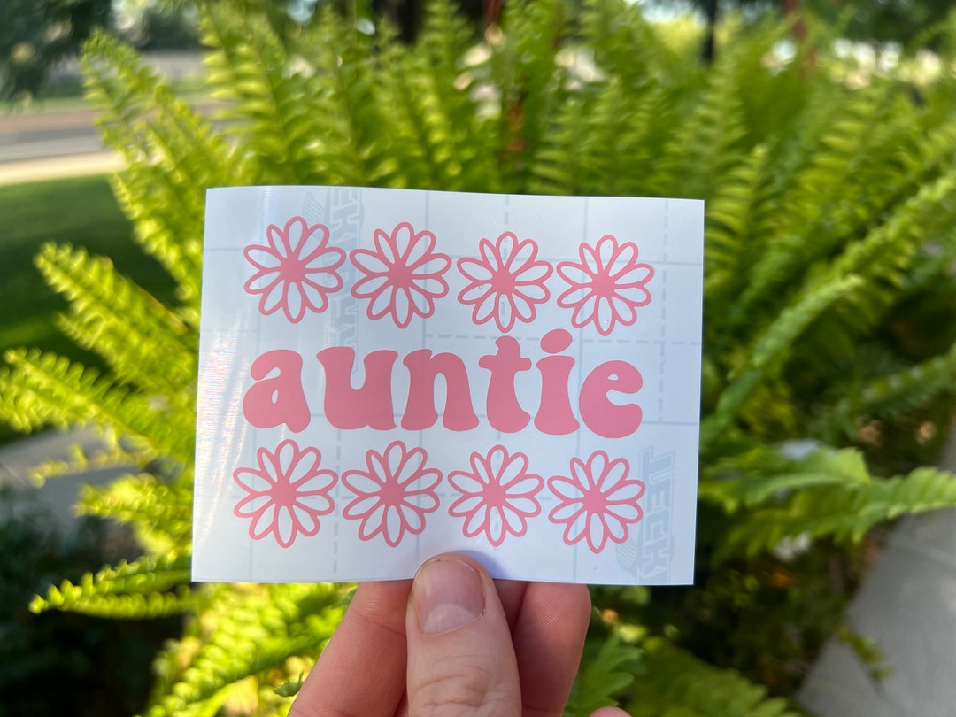 Auntie Decal, Best Aunt, Aunt Sticker, Aunt Car Decal, Aunt Decal ...