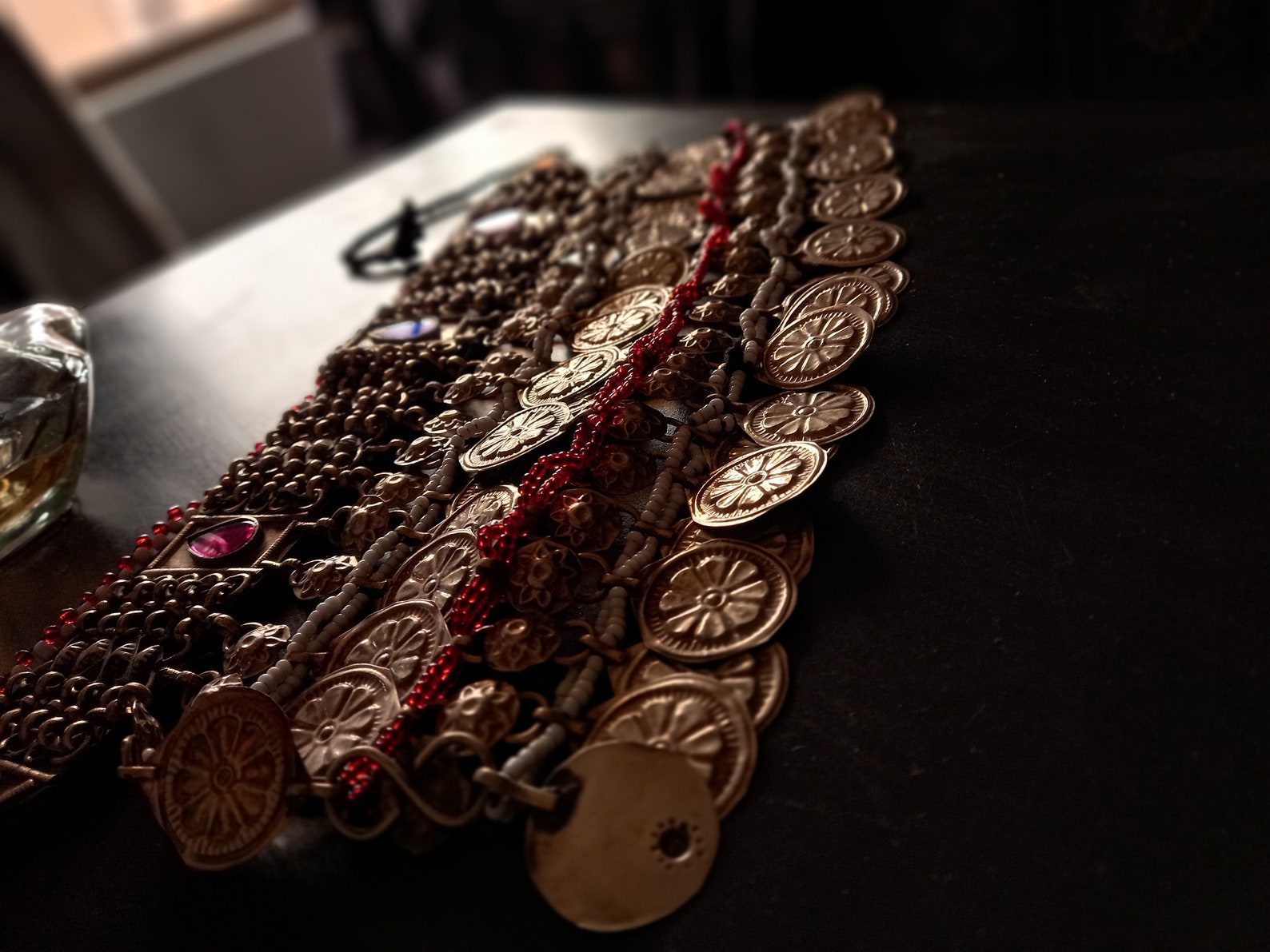 Hand Made Necklace With Coins - Etsy