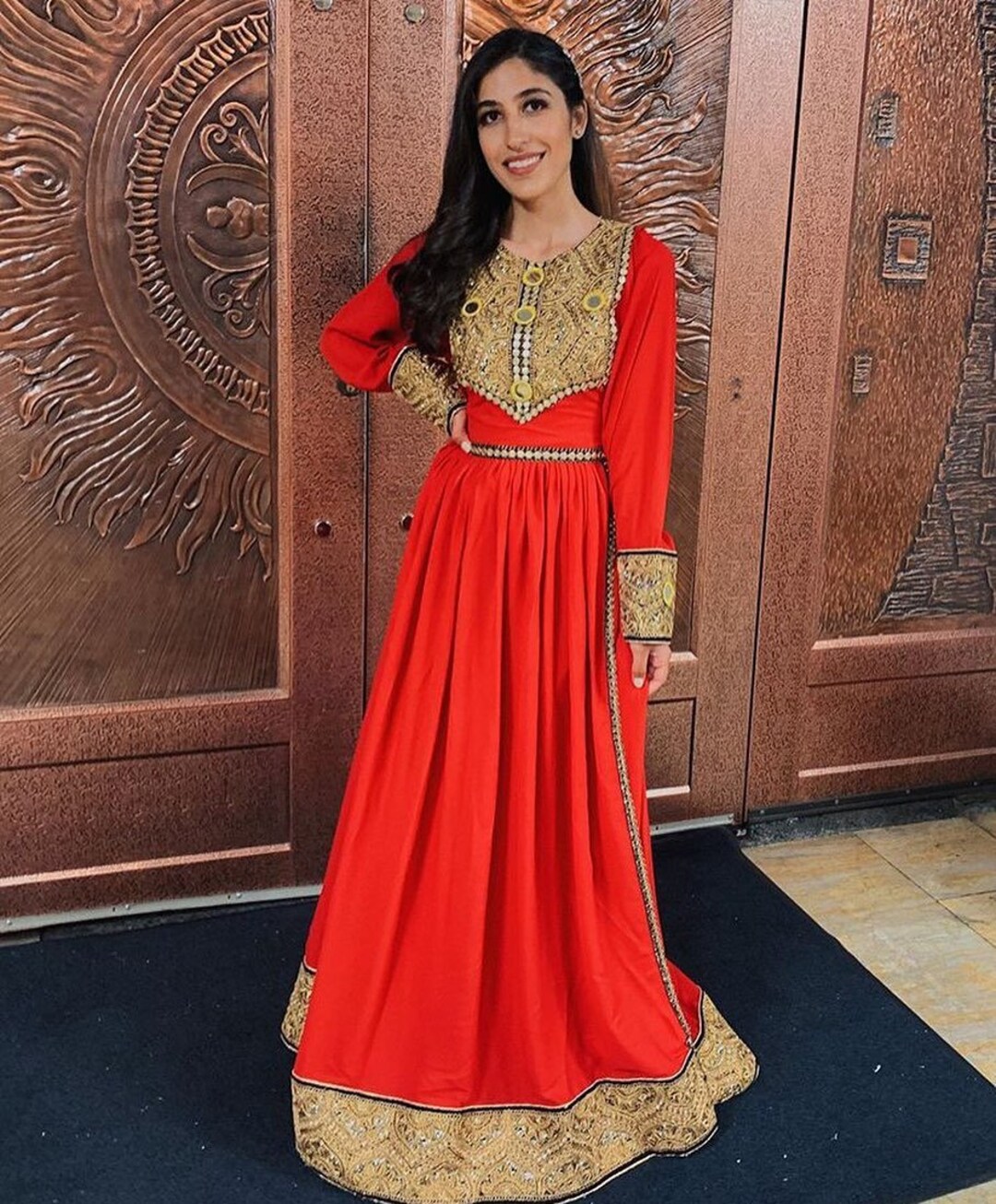 Afghan Traditional Dress With Full Hand Made Embroidery - Etsy