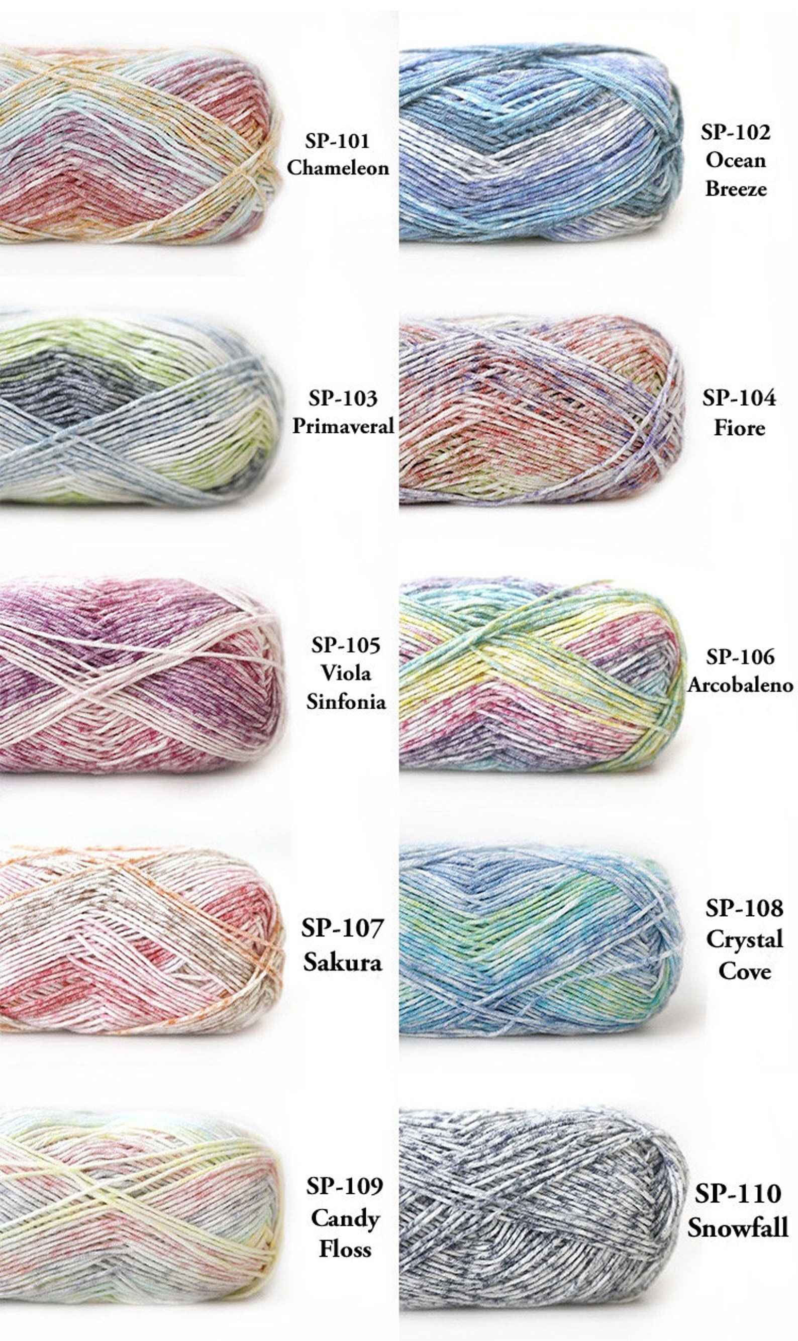 4 Ply Multicolor Variegated Milk Cotton Yarn Space-dyed | Etsy