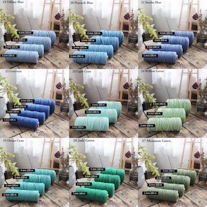 2 Mm Cotton Macrame Cord, 3 Strands 100 Meters 140 Grams Twisted Rope ...