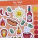 Hot Stuff Sticker Sheet | All Things Hot! | Decorative Stickers for ...