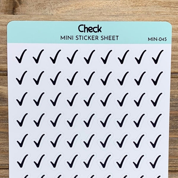 Check Mark Stickers - Etsy