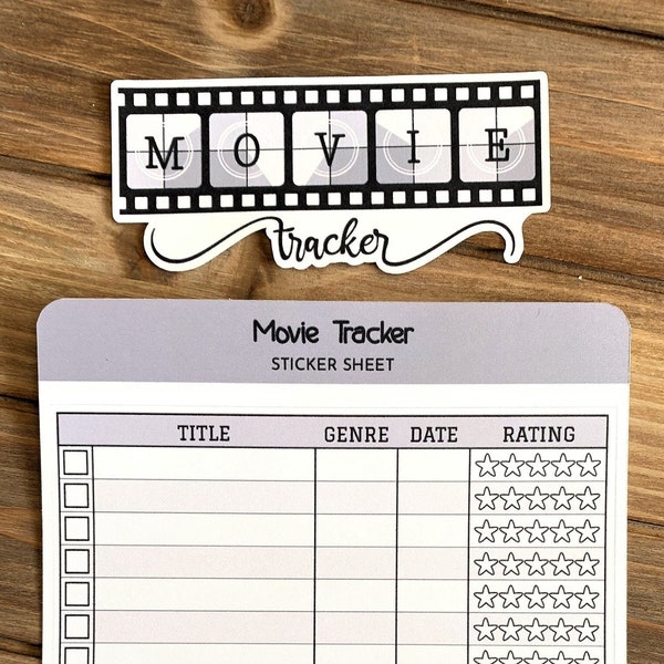 Movie Sticker Sheet - Etsy
