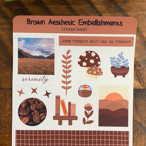 Brown Aesthetic - Etsy