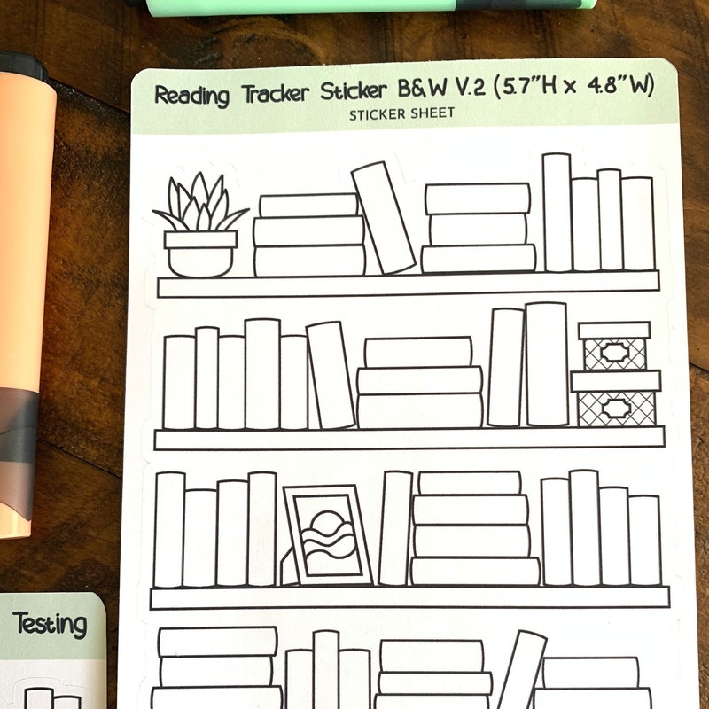 Book Read Tracker B - Etsy