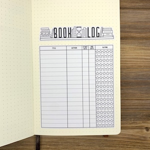 Book Log V3 2 Pc Sticker | 4.4"w X 4.9"h Log & 4.4"w X .9"h "book Log ...