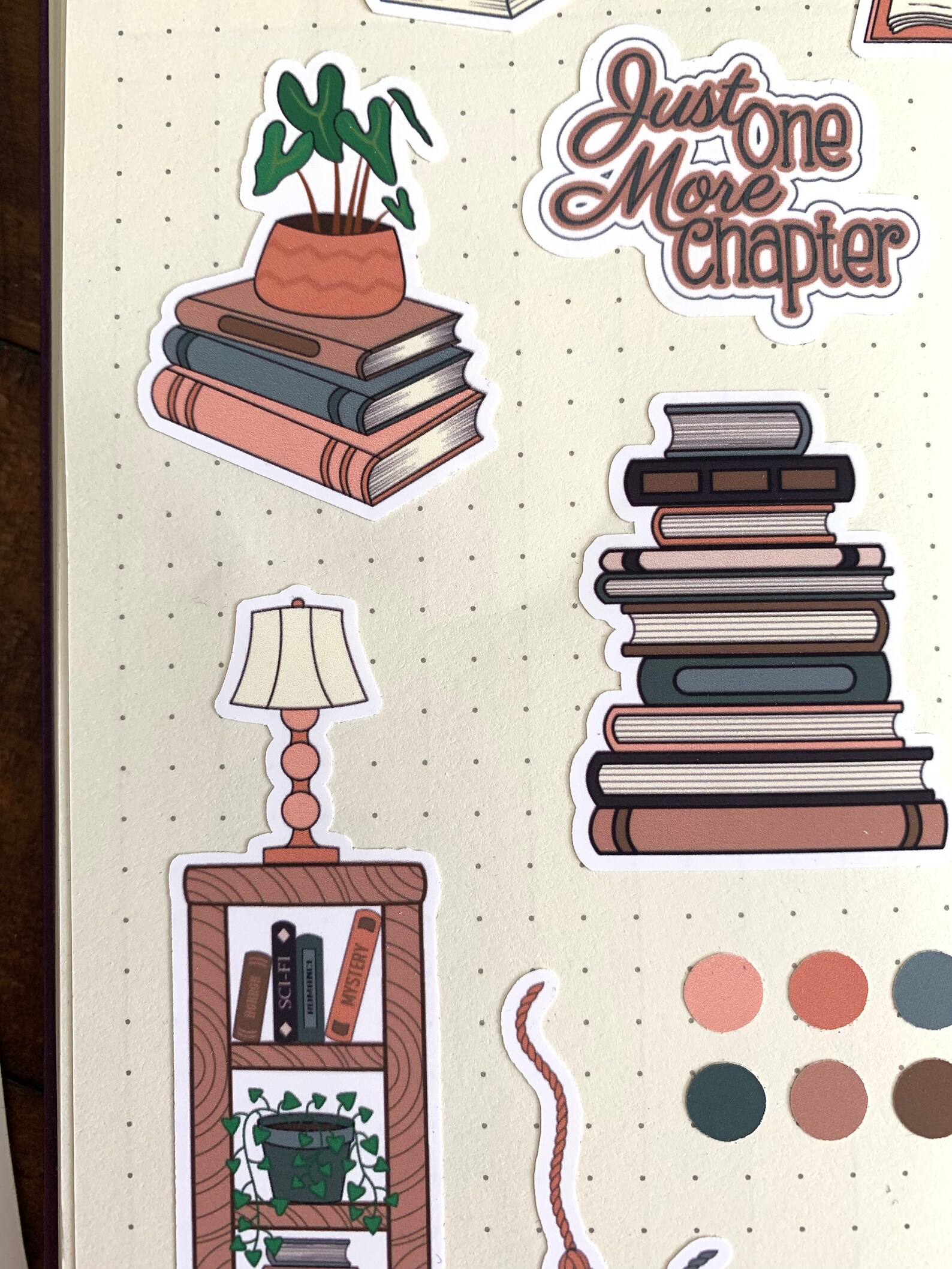 Books Books Books Sticker Sheet Reading Themed - Etsy