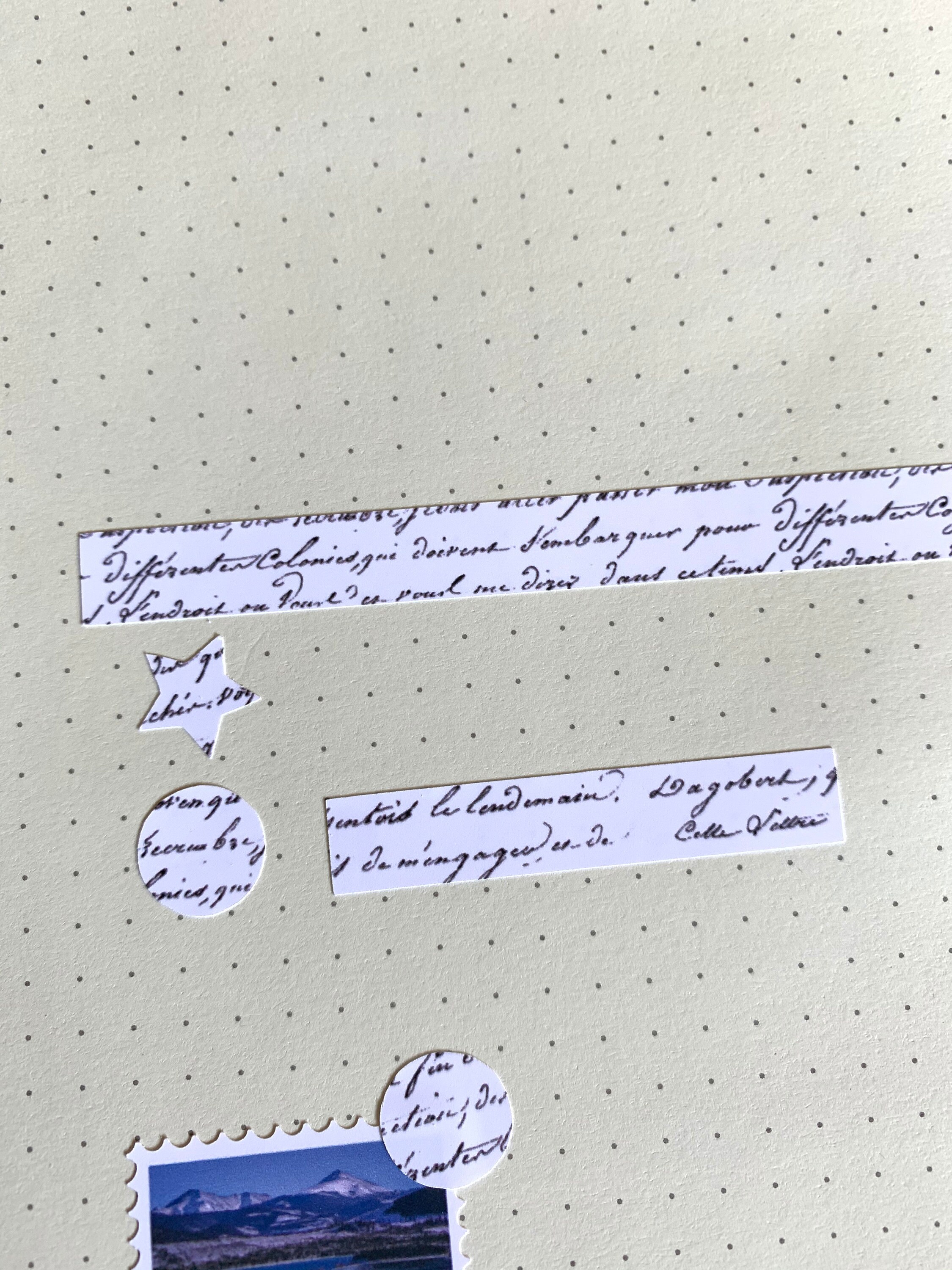 Planner Bits Old Handwriting Sticker Sheet 24 Circles 10 | Etsy