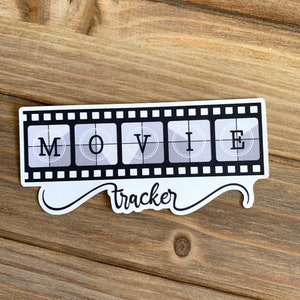 Movie Tracker Sticker Sheet Set | Movie Tracker Log Sticker & Movie ...