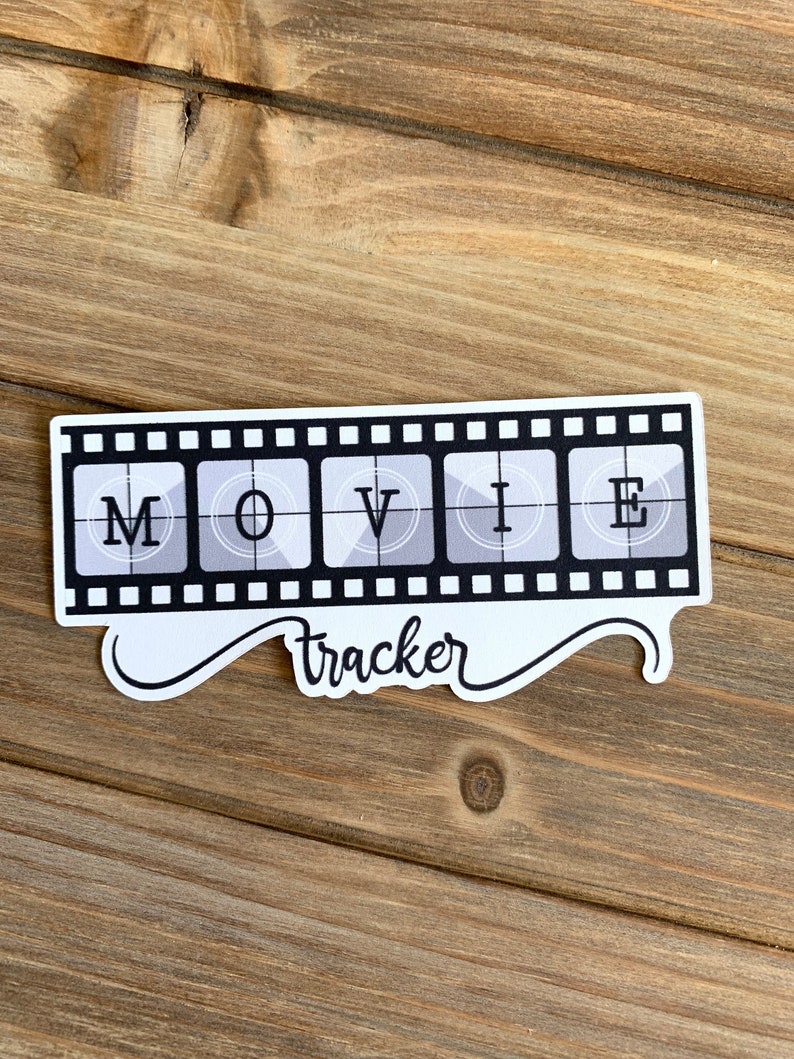 Movie Tracker Sticker Sheet Set | Movie Tracker Log Sticker & Movie ...