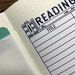 Reading Log Sticker 4.4w X 5.9h Title, Author, and Rating Columns 20 ...