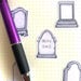 DNF Graveyard Sticker Sheet | 9 Stickers | Easy to Write On! | Bookish ...