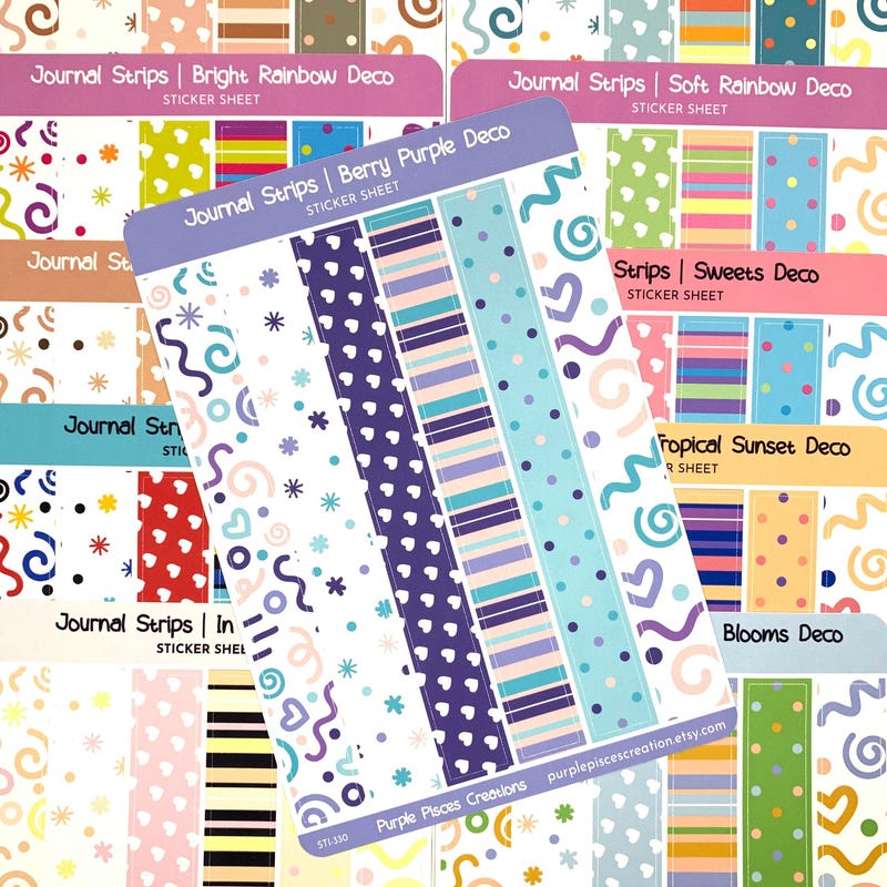 Washi Confetti Stickers - Etsy