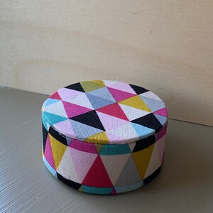 Geometric Print Ottoman/ Coffee Table - Etsy
