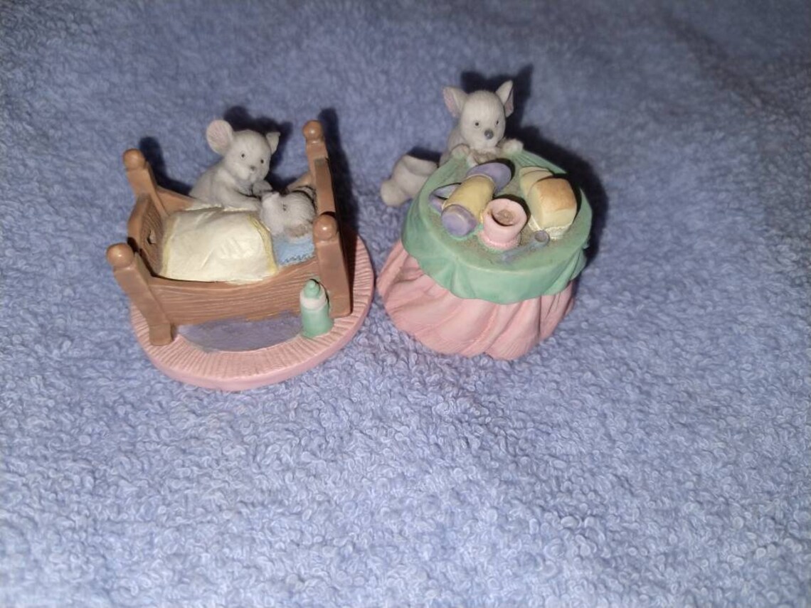 5 Mice Resin Figurines - Etsy