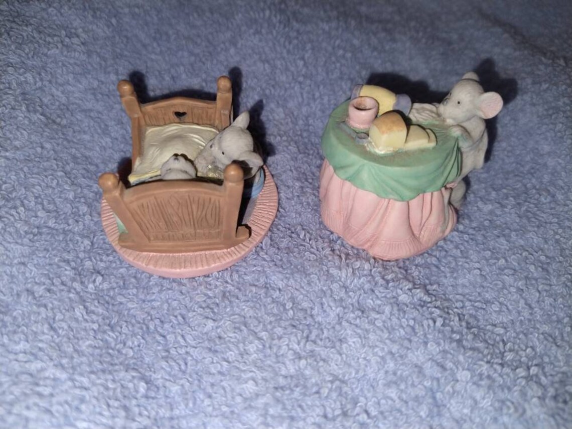 5 Mice Resin Figurines - Etsy