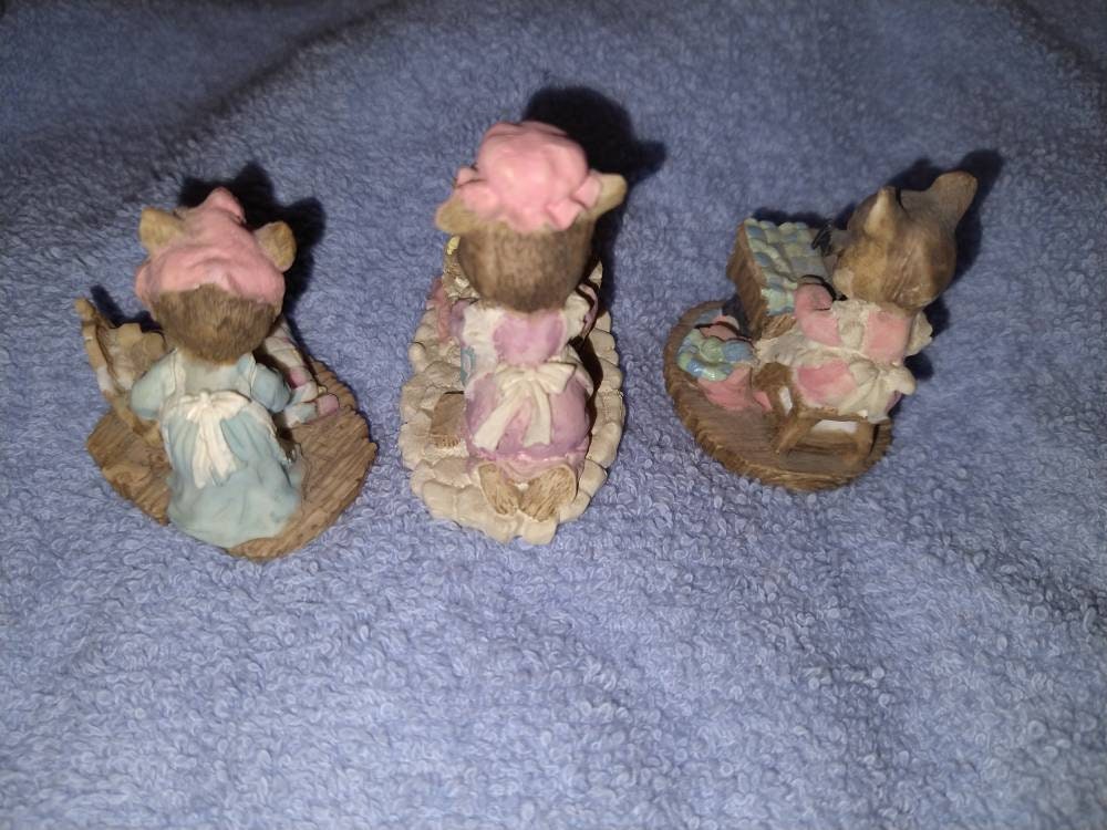 5 Mice Resin Figurines - Etsy
