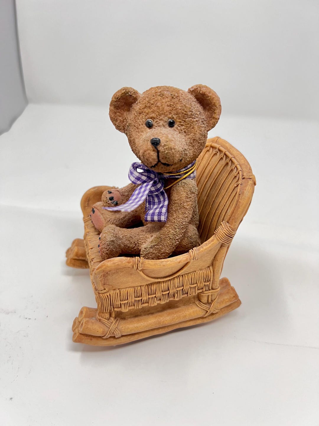 Teddy Bear Rocking Chair Music Box - Etsy