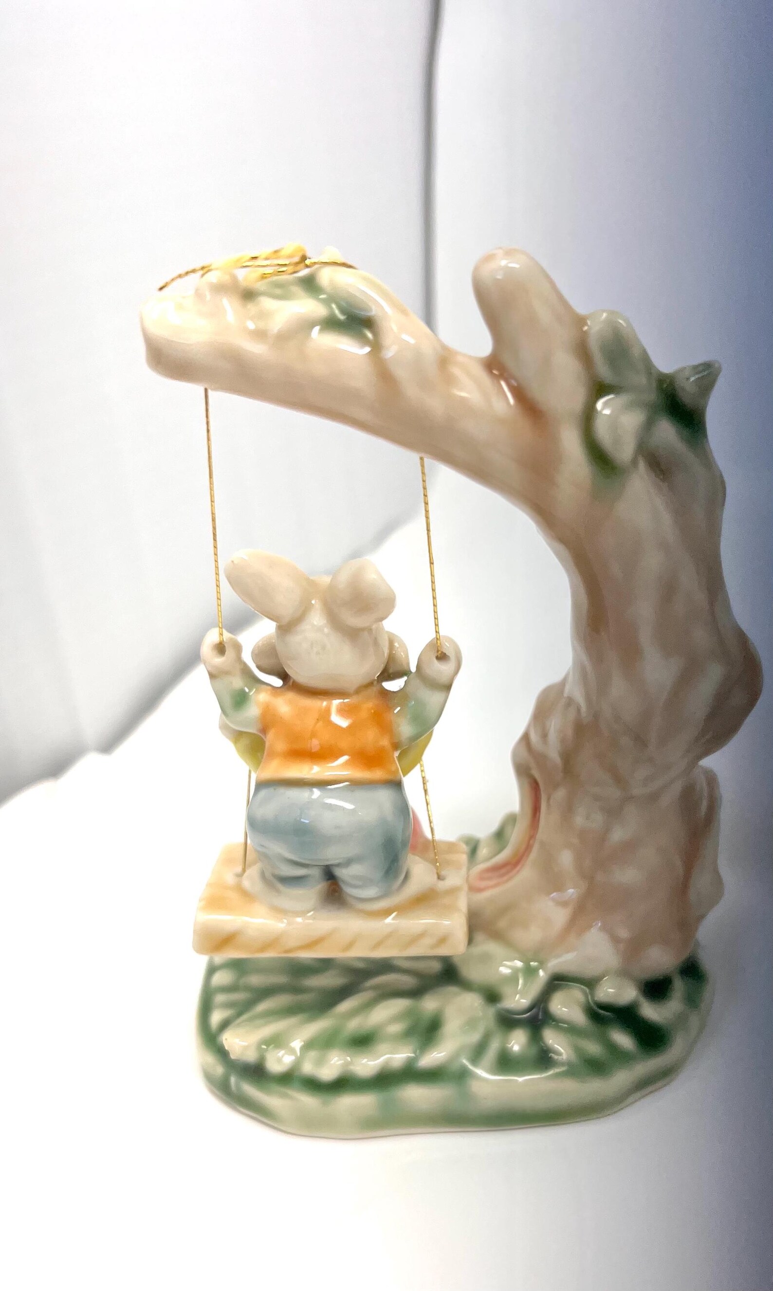 Vintage “tales of Bunny Hollow” Albert Price Swinging Bunnies - Etsy