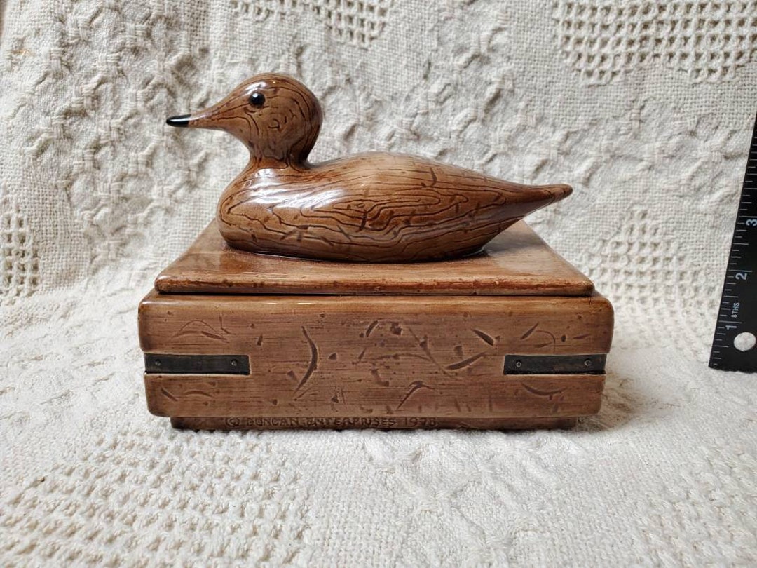 1978 Duncan Enterprises Duck Trinket Box - Etsy