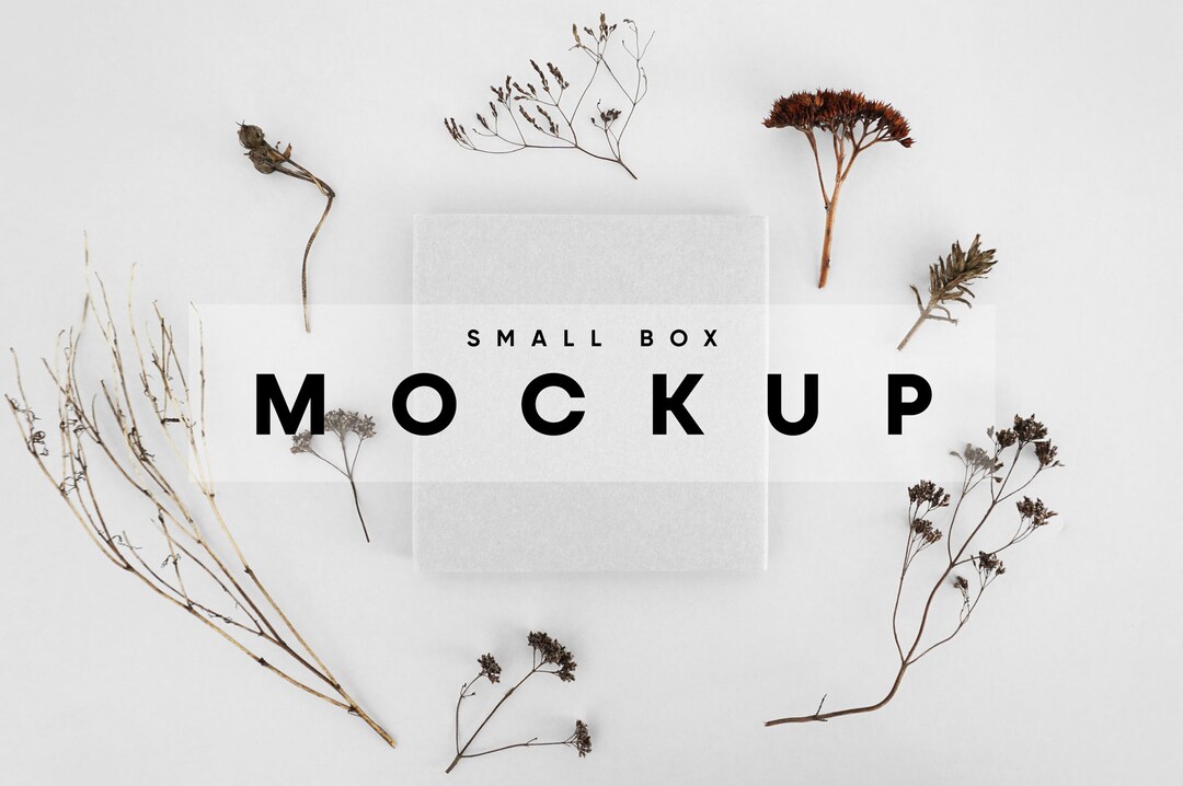 Small Paper Box Mockup: Package Mockup (PSD & JPG) - Etsy
