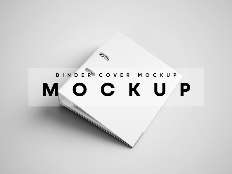 Binder Cover Mockup Folder Mockup Portfolio Mockup Closed - Etsy