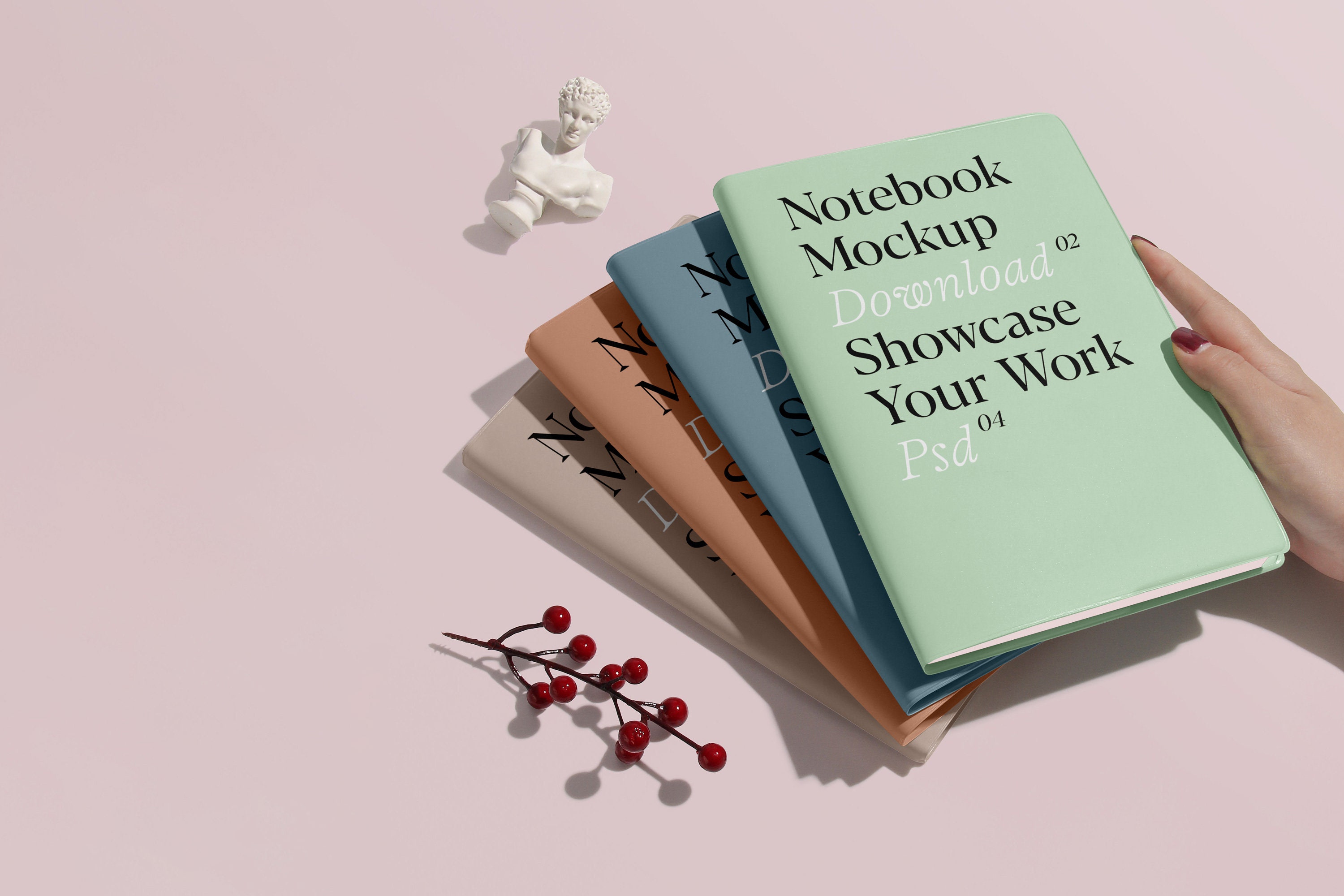 Realistic Notebook Cover Mockup: PSD & JPG Files - Etsy