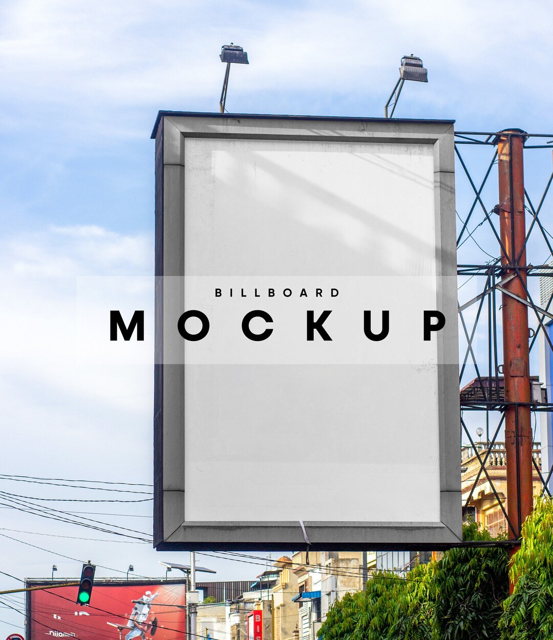 Billboard Mockup Sign Mockup Poster Mockups Flag Mockup - Etsy