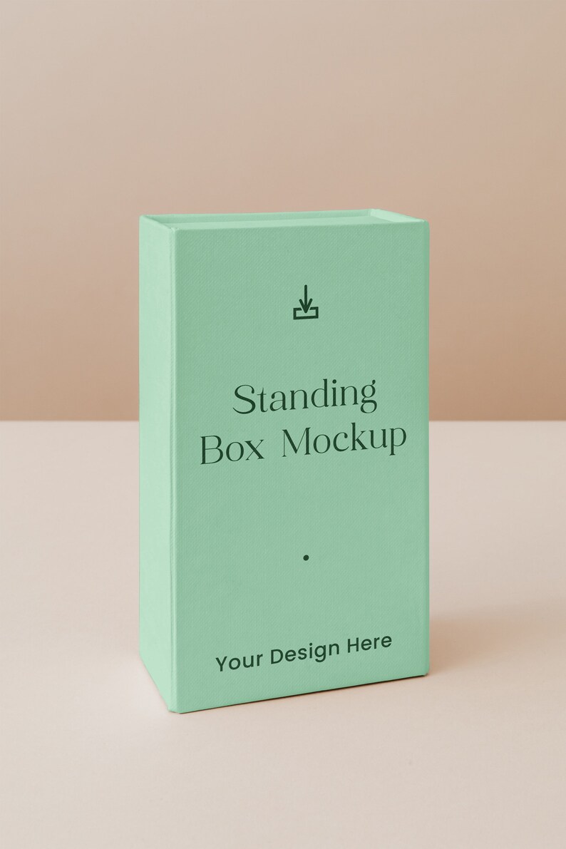 Small Paper Box Mockup: Package Branding (PSD) - Etsy