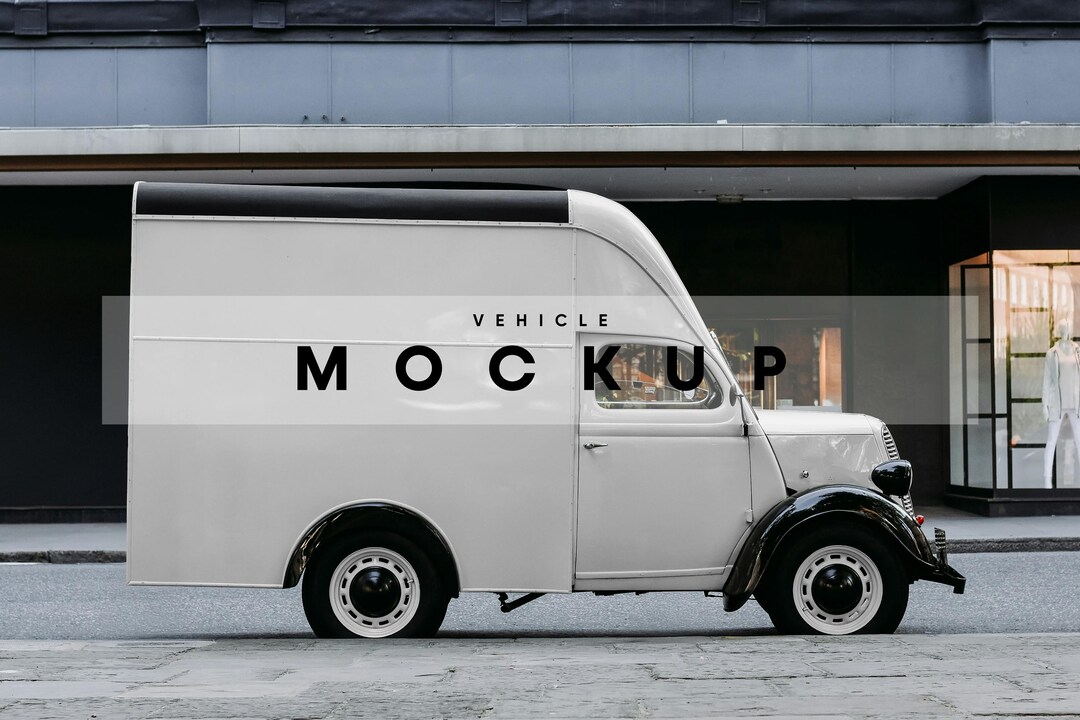Delivery Car Mockup, Food Truck Mockup, Mockup, Car Mockup, Car Side ...