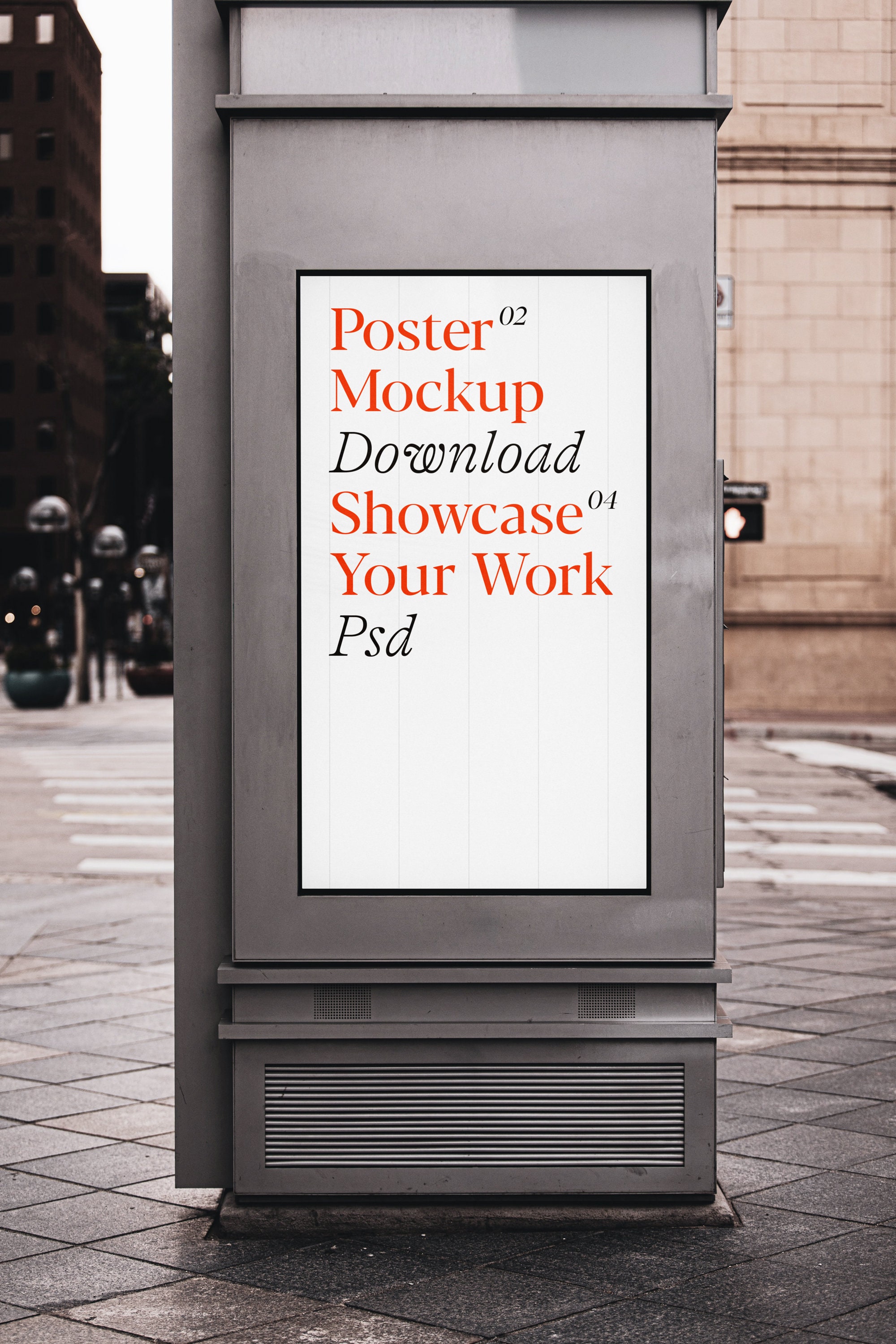 Poster Mockup, Billboard Mockup, Sign Mockup, Flag Mockup, Information ...
