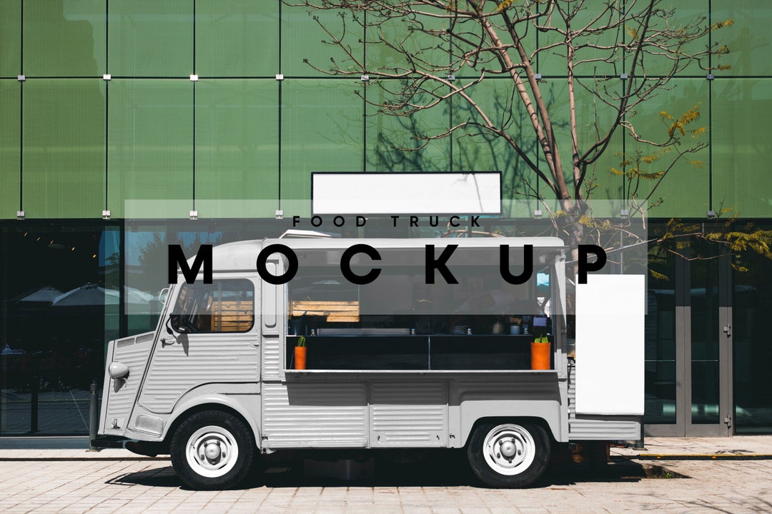 Food Truck Mockup, Street Food Mockup, Fast Food Mockup, Food Mockup ...
