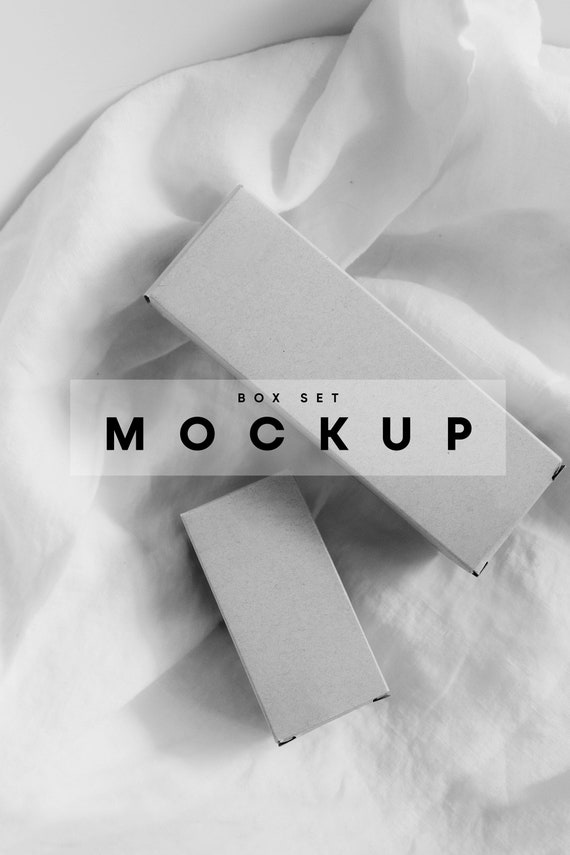 Rectangle Boxes Mockup Box Mockup Package Mockup Cardboard | Etsy