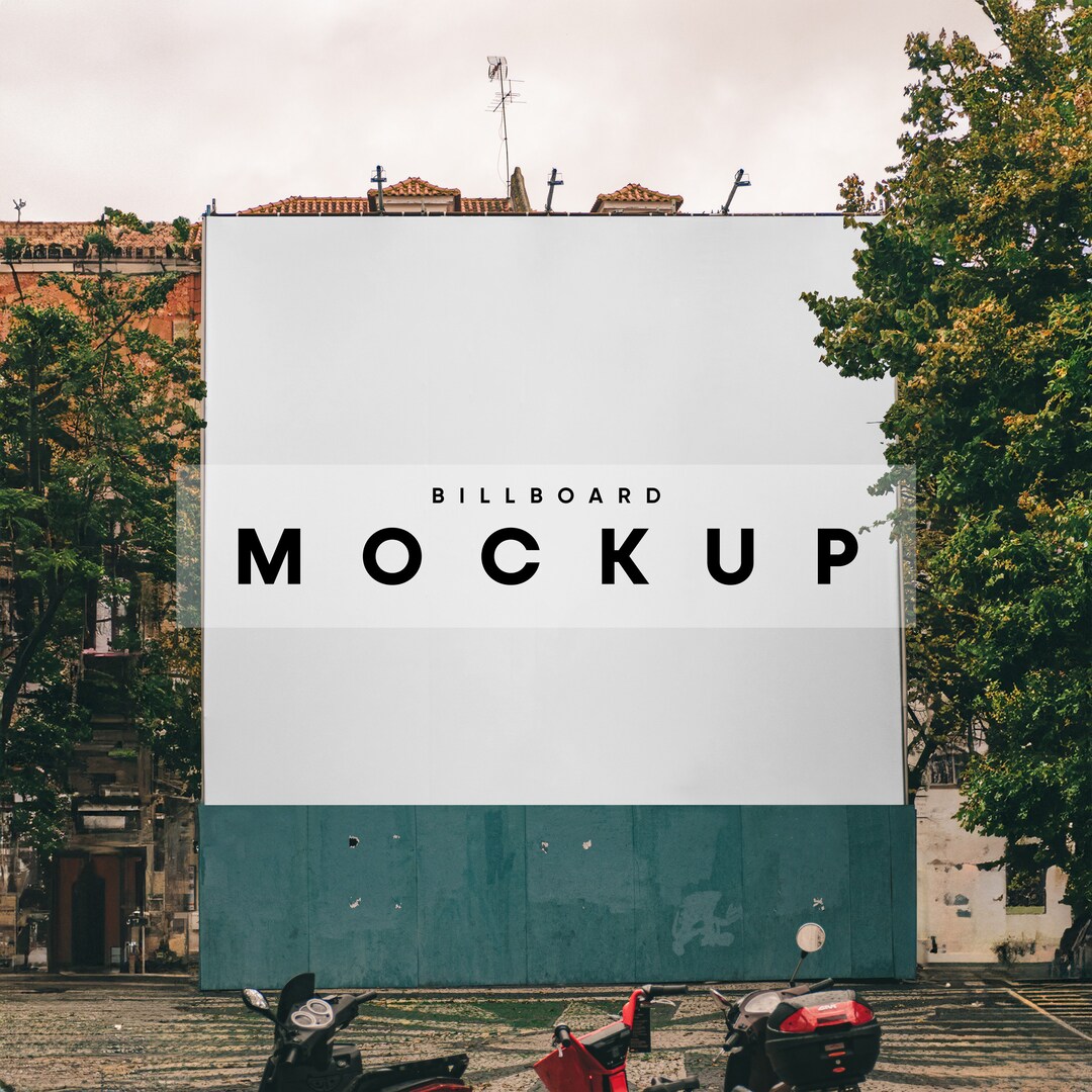 Billboard Mockup, Sign Mockup, Poster Mockups, Flag Mockup, Information ...