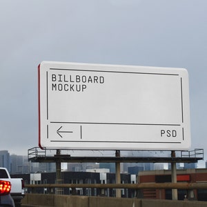 Billboard Mockup, Sign Mockup, Poster Mockups, Flag Mockup, Information ...