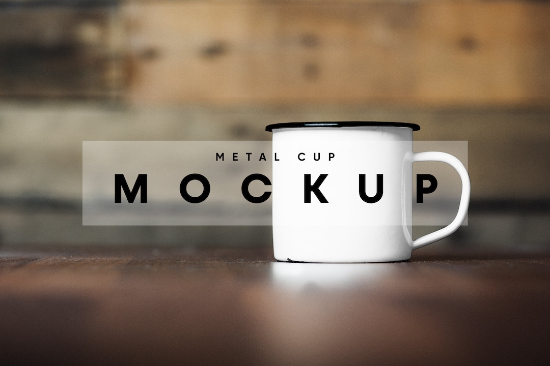 Metal Cup Mockup, Cup Mockup, Coffee Cup Mockup, Tea Cup Mockup, - Etsy