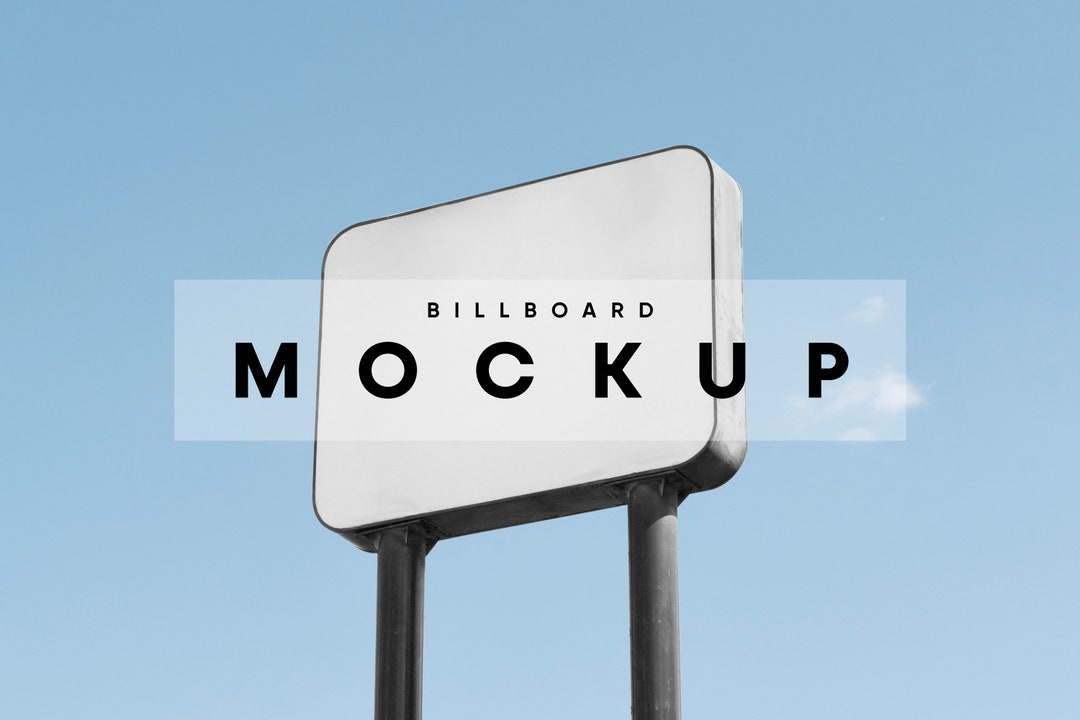 Billboard Mockup, Sign Mockup, Poster Mockups, Flag Mockup, Information ...