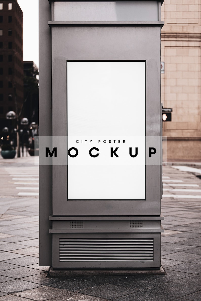 Poster Mockup, Billboard Mockup, Sign Mockup, Flag Mockup, Information ...