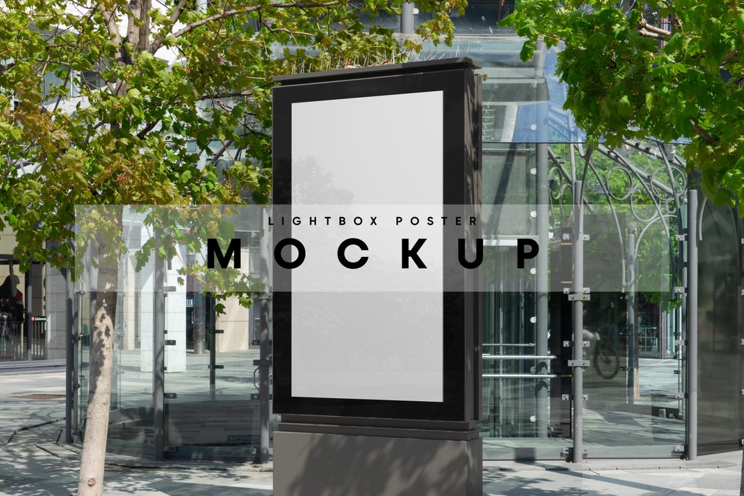 Poster Mockup, Billboard Mockup, Sign Mockup, Flag Mockup, Information ...